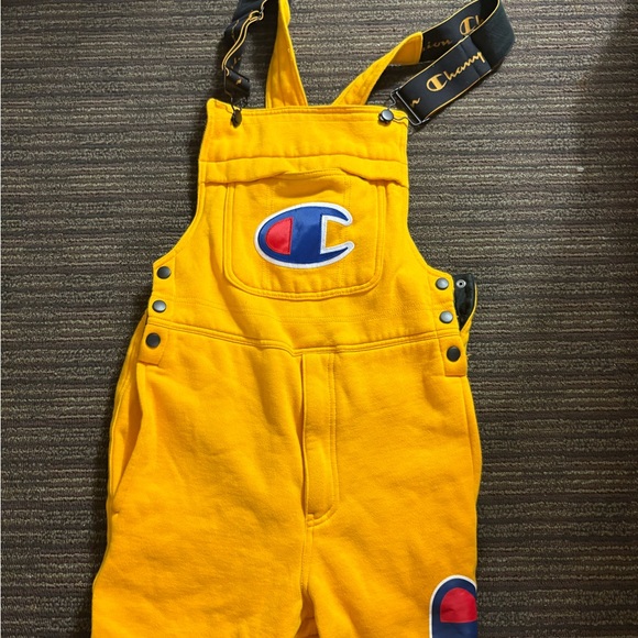 Champion | Other | Champion Yellow Overalls With Iconic Logo And ...